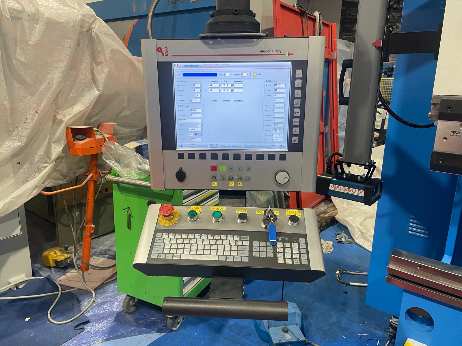 Piegatrice usata MECOS ELEKTRA 40/2000 cnc 7 assi